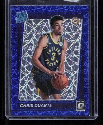 Chris Duarte 2021-22 Donruss Optic #173 Blue Velocity Rated Rookie | eBay