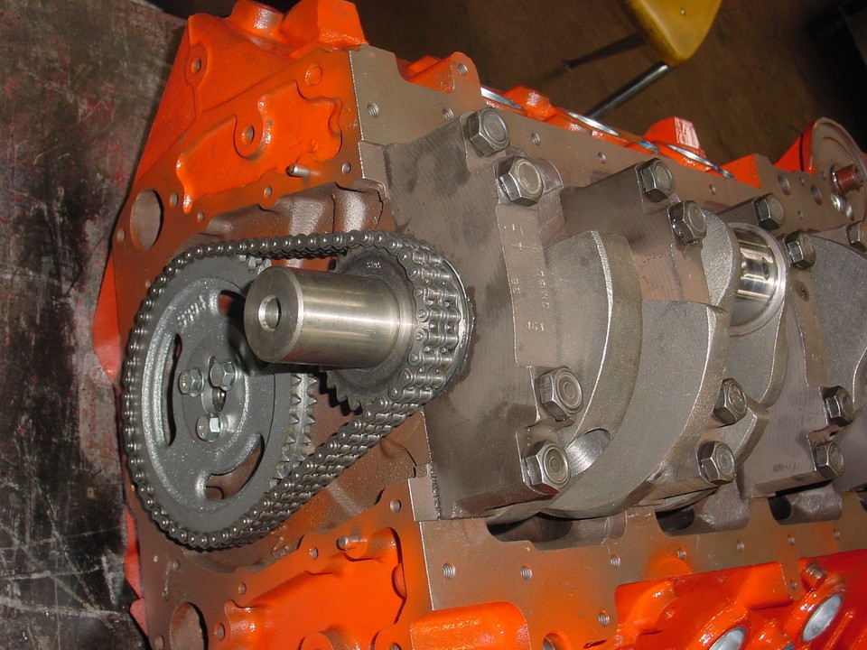 CHEVY CHEVROLET BBC STROKER 496 454 509 ENGINE 576HP 1 piece 4bolt MAIN ...