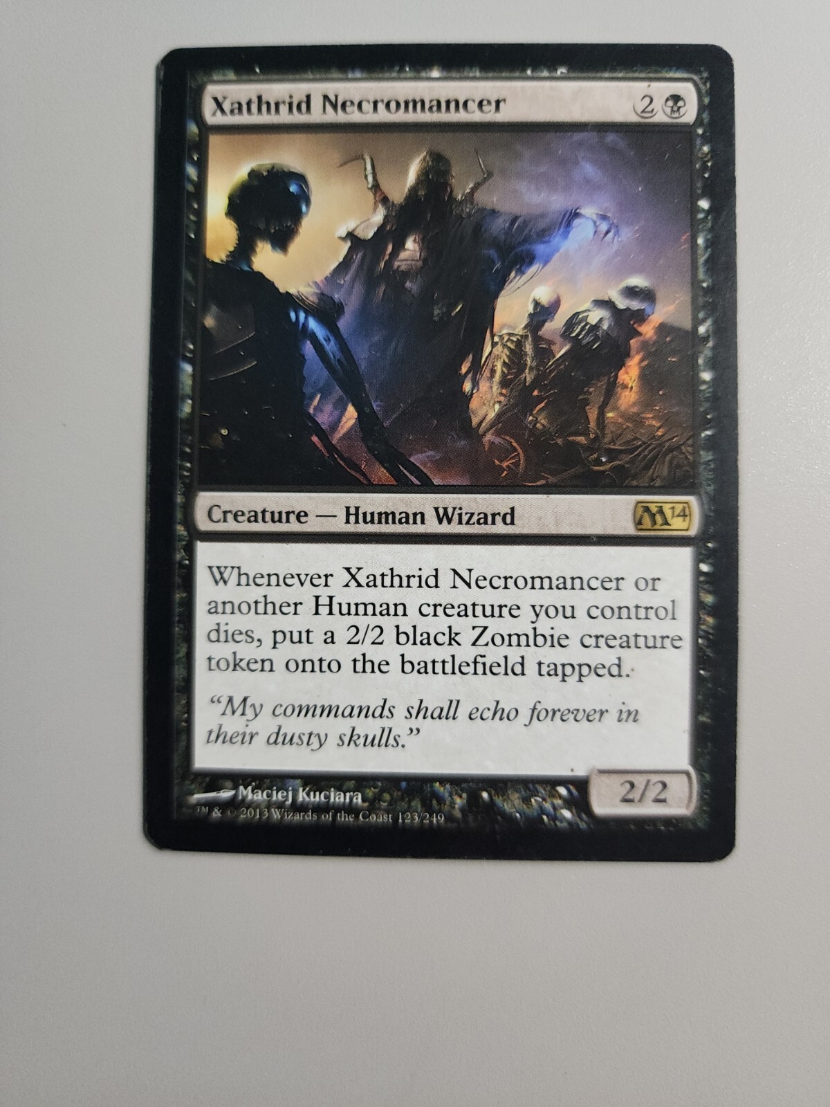 MTG Xathrid Necromancer Magic 2014 123/249 Regular Rare | eBay