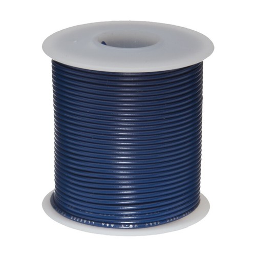 26 AWG Stranded Hook Up Wire, Blue, 25 ft, 0.0390" Dia, UL1429, 150V | eBay