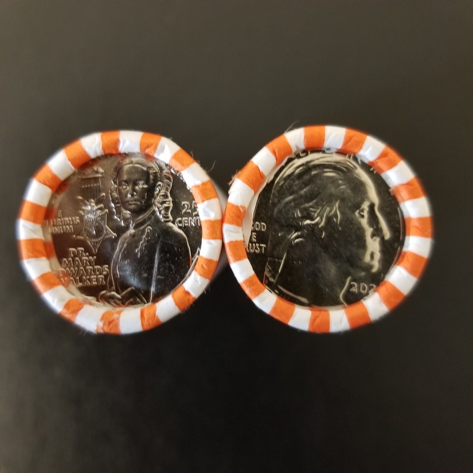 2024 Dr Mary Edwards Walker - Denver Mint (D) BANK ROLL 40 Coins ...