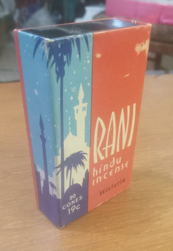 Vintage Antique Americana Rani Hindu Incense from 1948 advertising ...