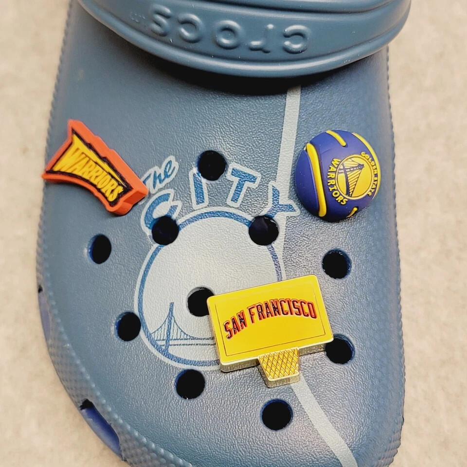 Crocs NBA Golden State Warriors Elevated Classic Clog Blue with Logo ...