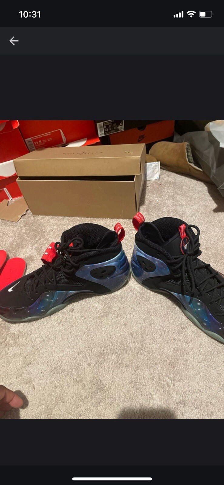 Size 10.5 - Nike Zoom Rookie PRM Retro 2019 Galaxy 192500292440 | eBay