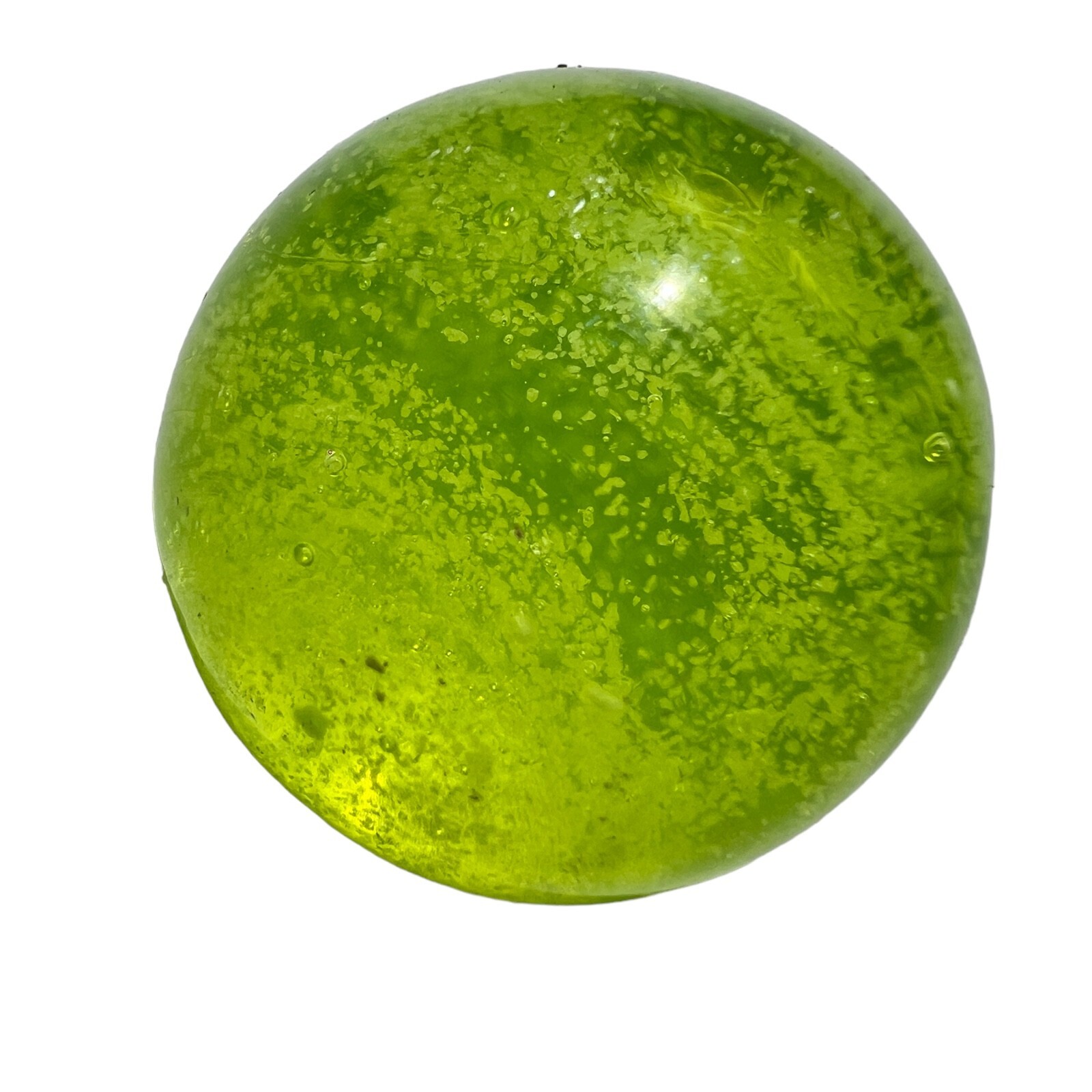 NEW! Vaseline / Uranium glass ball with AFTERGLOW / light collectible ...