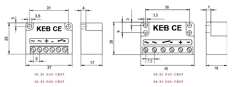 KEB 02.91.020-CE07 full wave rectifier Keb Rectifier Brake rectifier | eBay