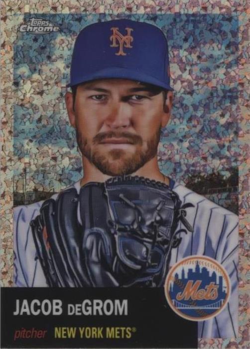 2022 Topps Chrome Platinum Anniversary - Jacob deGrom #164 Rose Gold ...