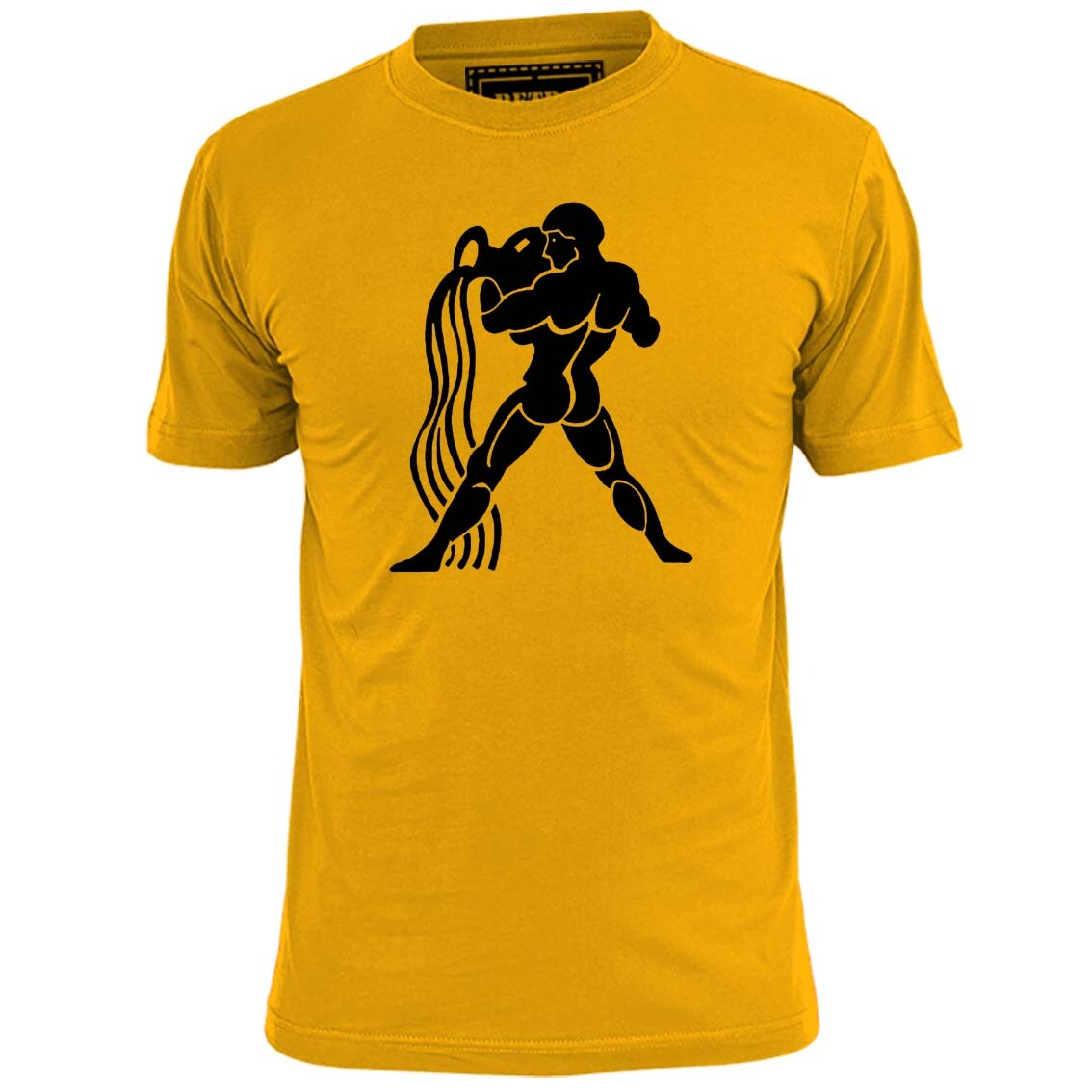 Mens Aquarius Star Sign Zodiac Symbol T Shirt Astrology | eBay UK