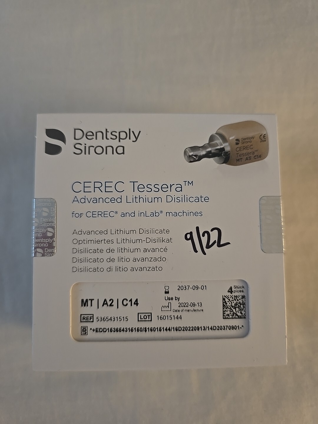 Cerec Tessera MT A2 C14 / 4pcs | eBay