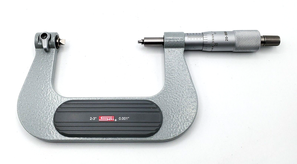 SPI 20-955-1 Screw Thread Micrometer 14-24TPI .001" Grad 2-3” Range w ...