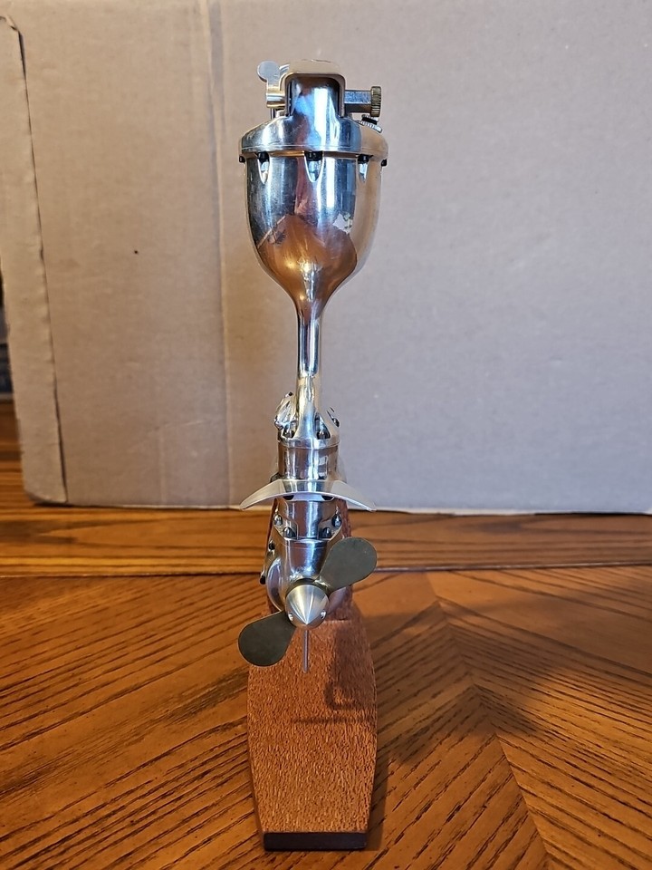 Ted Maciag Clarke Troller TWIN cylinder Toy Outboard Boat Motor 1:3 ...