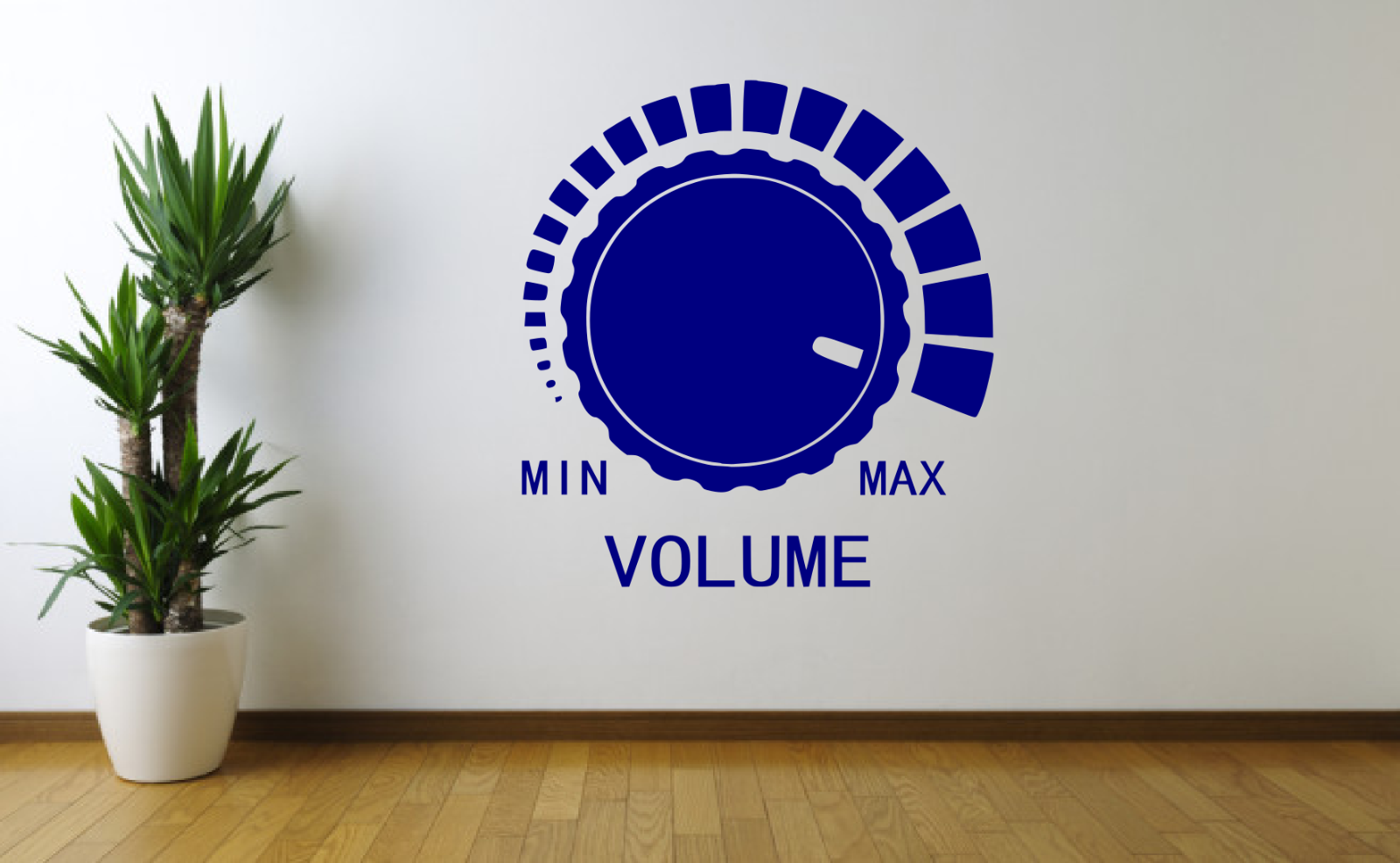 Volume Music Dial Vinyl Wall Art Decal Sticker Fun Home Crafts MU29 ...