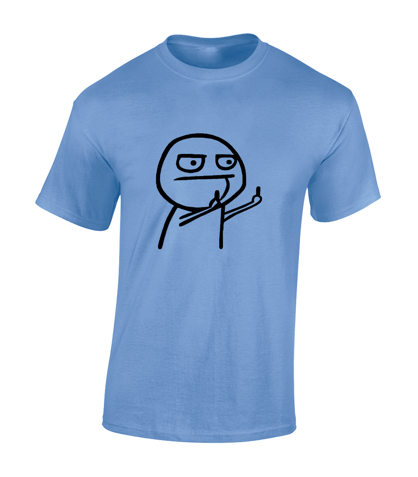 MIDDLE FINGER STICKMAN MENS T SHIRT FUNNY RUDE JOKE DESIGN GIFT IDEA ...