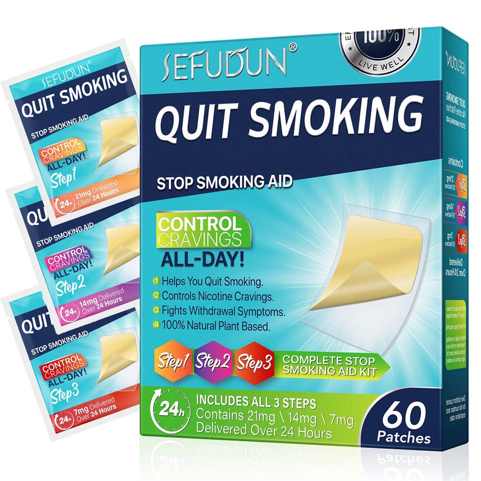 3 Stages Nicotine Transdermal Patches Help Quit Smoking Stop Smoking ...