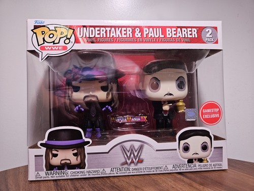 Funko Pop! Undertaker & Paul Bearer Vinyl Figures & Wrestlemania IX PIN ...