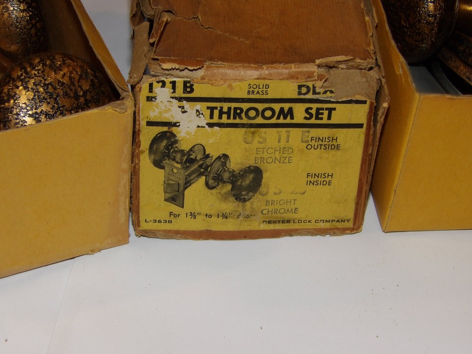 VINTAGE 1940s DEXTER PASSAGE SET PARTS! INCOMPLETE! KNOBS & MORE ...