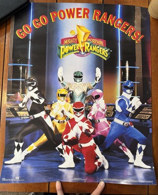 Vtg 1994 Mighty Morphin Power Rangers MMPR Saban’s Poster! Approx. 20 X ...