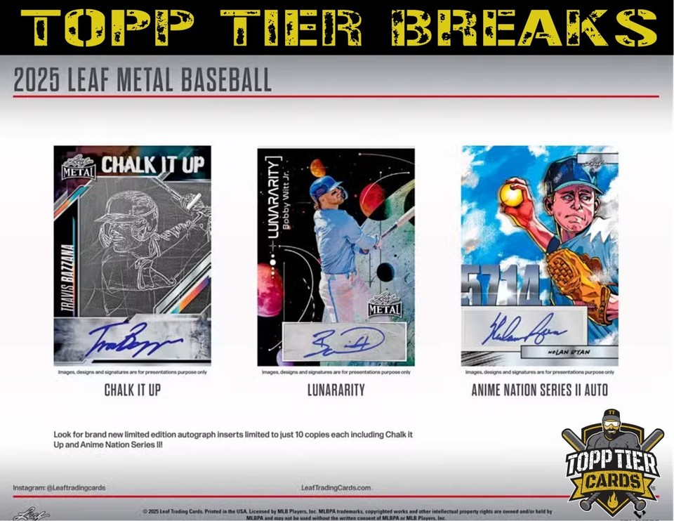 MILWAUKEE BREWERS 2025 LEAF METAL 8X JUMBO HOBBY BOX FULL CASE BREAK ...