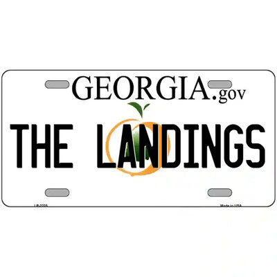 The Landings Georgia Metal Sign | eBay
