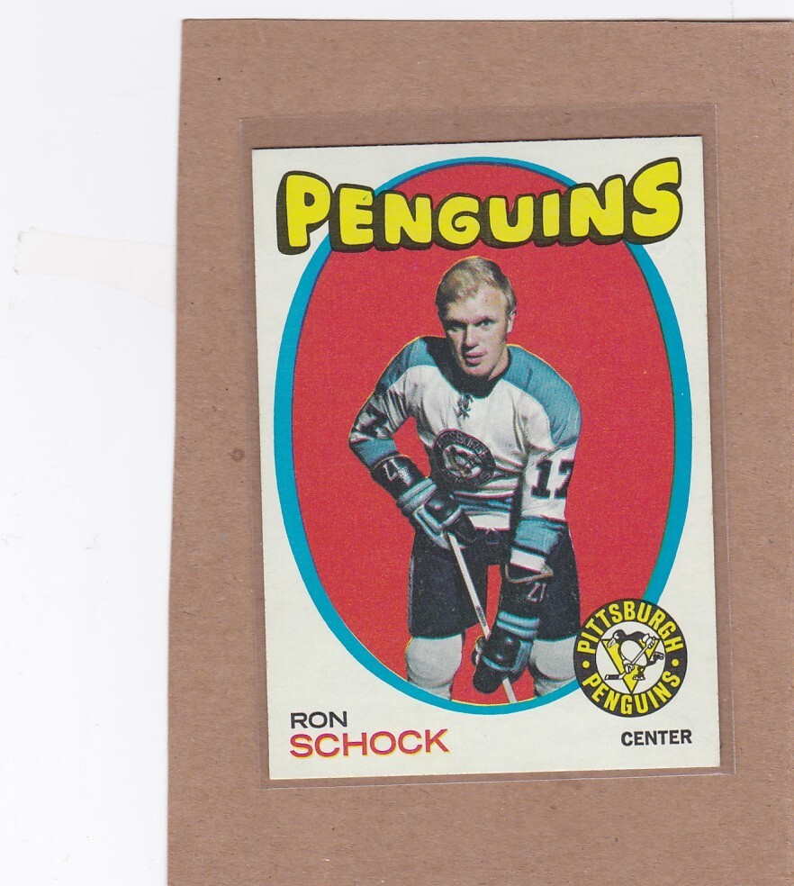 1971-72 TOPPS HOCKEY RON SCHOCK #56 PENGUINS EXMT *A19019 | eBay