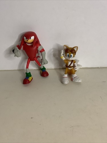 SEGA TOMY SONIC THE HEDGEHOG BOOM KNUCKLES & TAILS POSEABLE ACTION ...