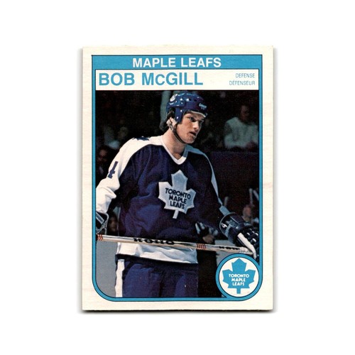 1982 O-Pee-Chee Bob McGill RC Toronto Maple Leafs #327 | eBay