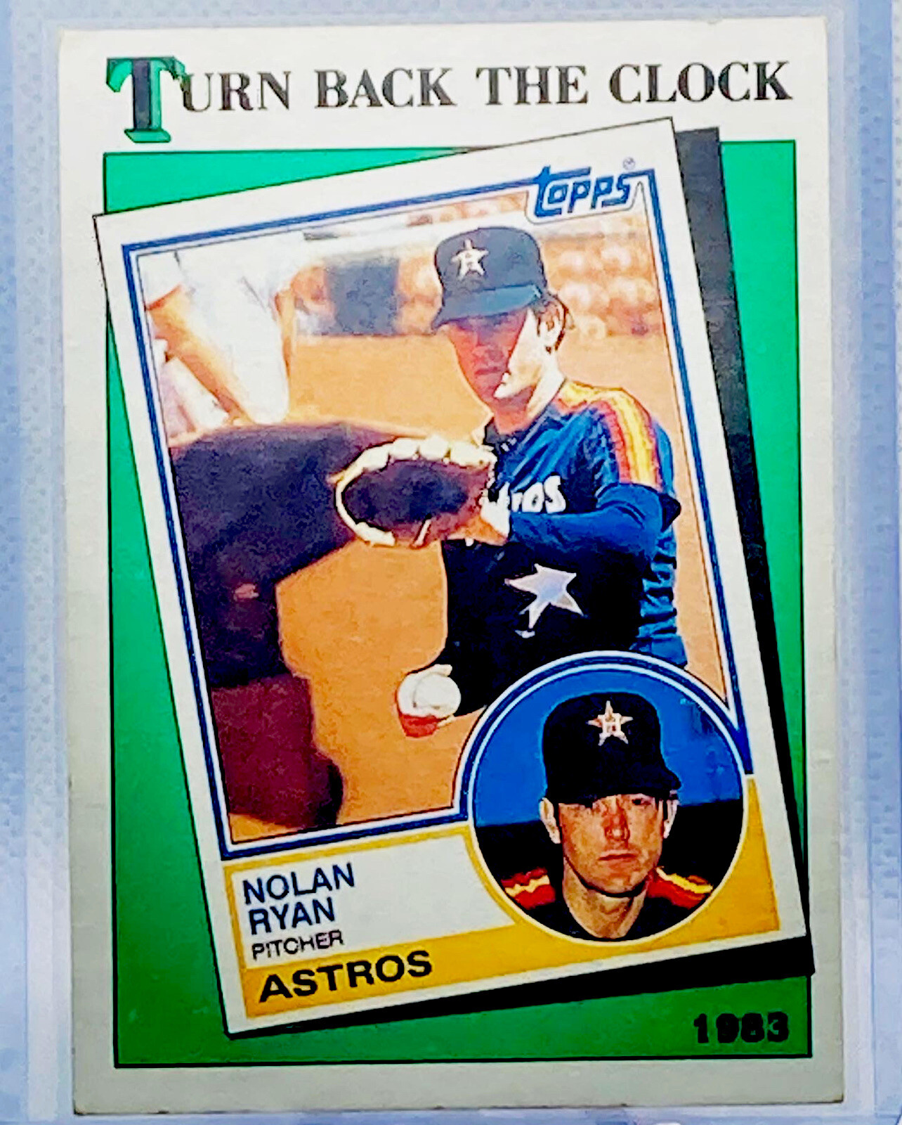 1988 Topps Nolan Ryan Turn Back the Clock 1983 #661 - Houston Astros | eBay