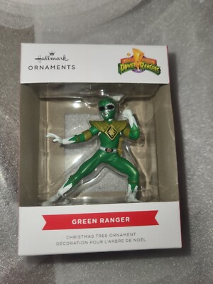Hallmark Green Power Ranger Tommy Oliver Christmas Ornament New 2022 | eBay