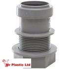 Polypipe 32mm Push Fit Waste Pipe Fittings in Grey (actual size 34mm ...