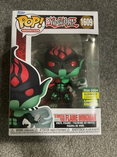 FUNKO ELEMENTAL HERO FLAME WINGMAN YU GI OH SUMMER CONVENTION 2024 ...