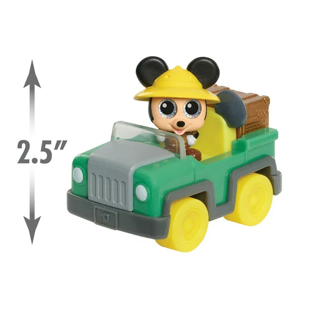 DISNEY Doorables Let's GO Vehicles ~ Mickey Minnie Mouse, Pooh, Piglet ...