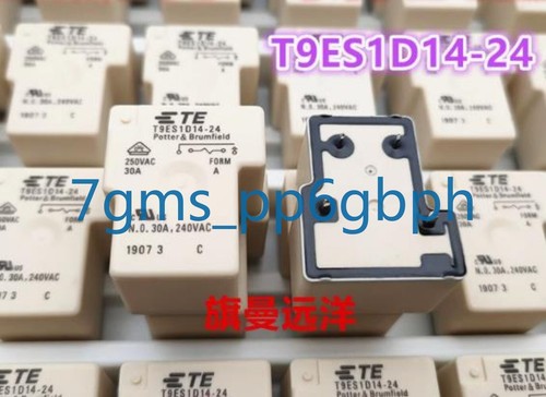 1 PCS NEW T9ES1D14-24 Tyco Relay 24VDC 30A 4-pin T90 Group 1 Normally ...