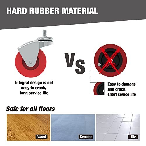 Torin TR6551 Replacement Swivel Casters 2.5" Wheels With Posts Fits Creepers for sale online | eBay