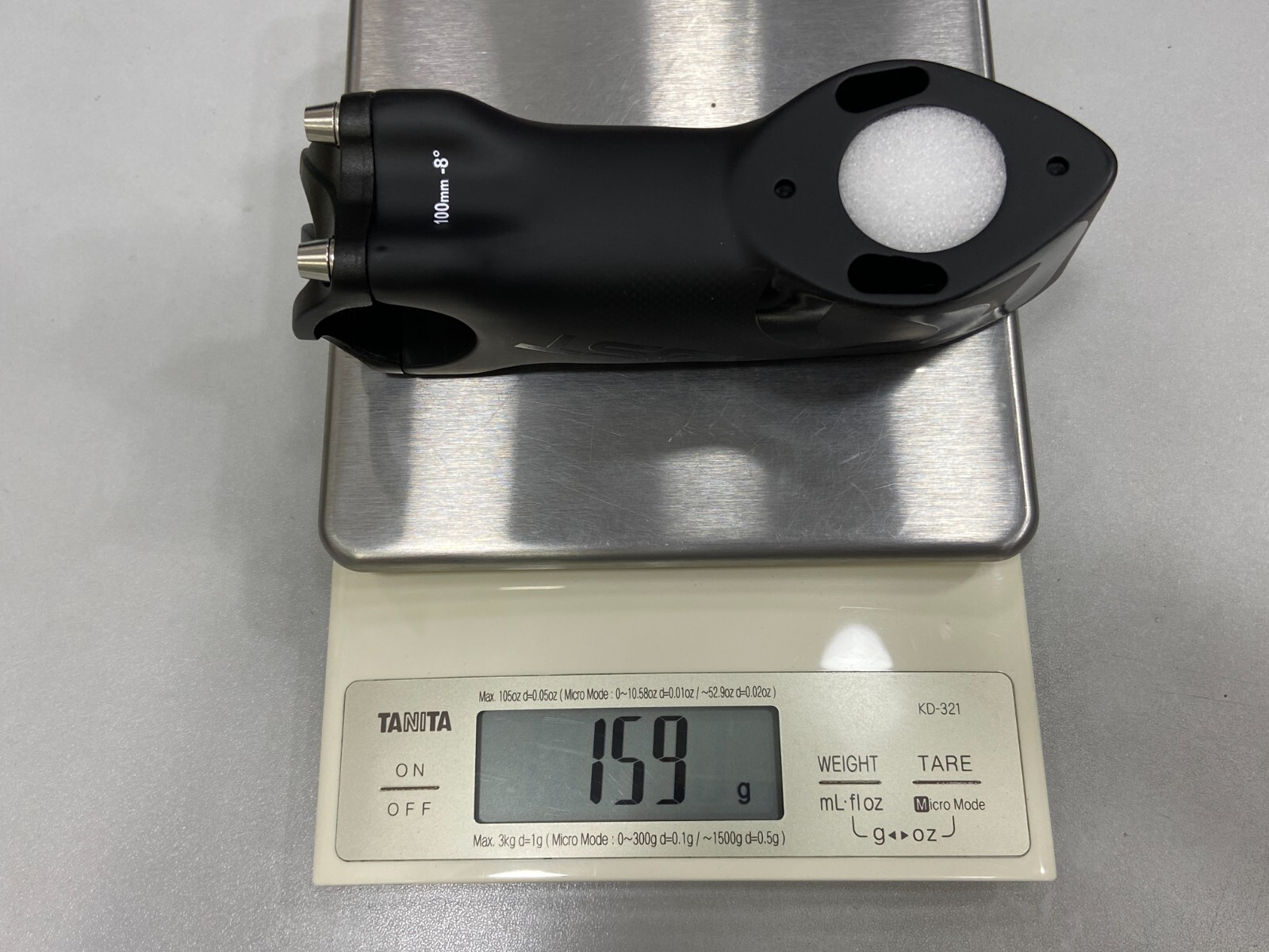 Pinarello Most Tiger Ultra Aero 1K TiCR Carbon Bicycle Stem (Black ...