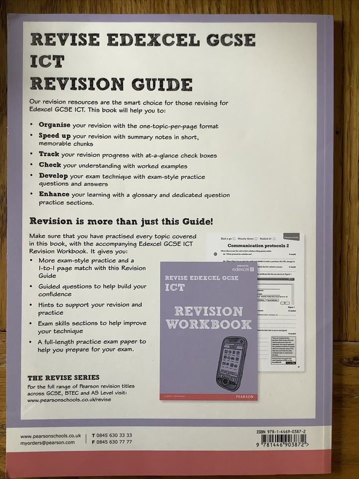 REVISE Edexcel: Edexcel GCSE ICT Revision Guide by David Waller, Nicky ...