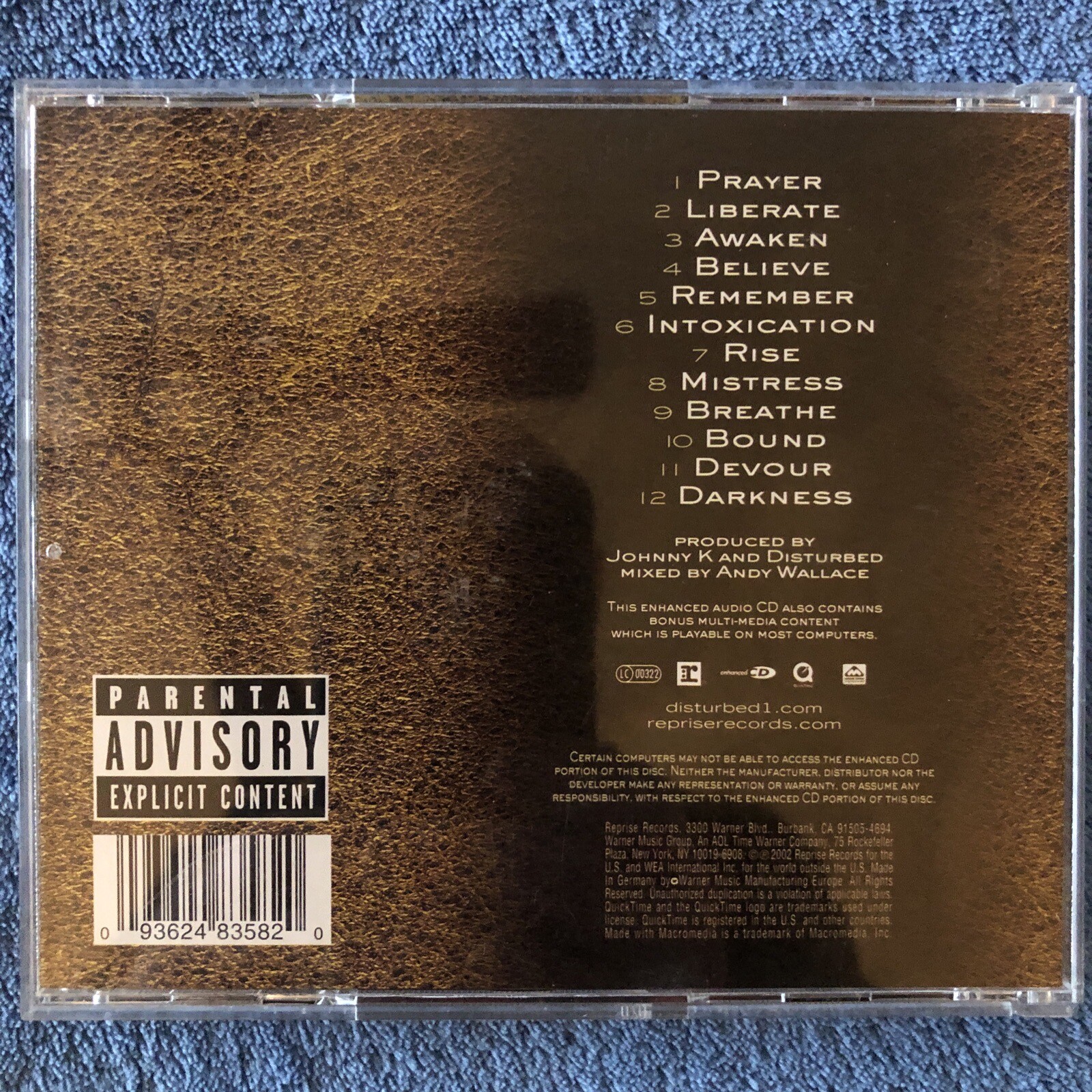 Believe [PA] [Limited] by Disturbed (Nu-Metal) (CD, Sep-2002, Reprise ...