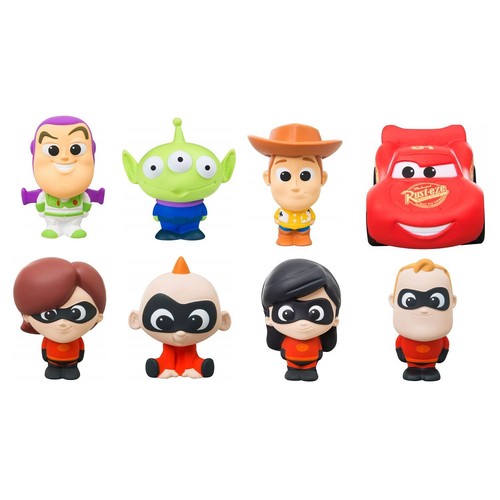 Sambro's Disney Pixar Squishy Palz Toys - Cars, Toy Story & Incredibles ...