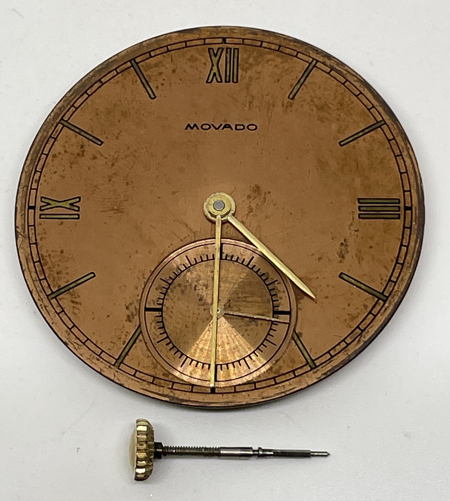 MOVADO POCKET WATCH MOVEMENT 17 Jewels Swiss Runs - Gem