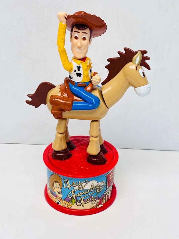 Disney Toy Story 2 Woody's Round Up Candy Dispenser Push Puppet 8 Inch ...