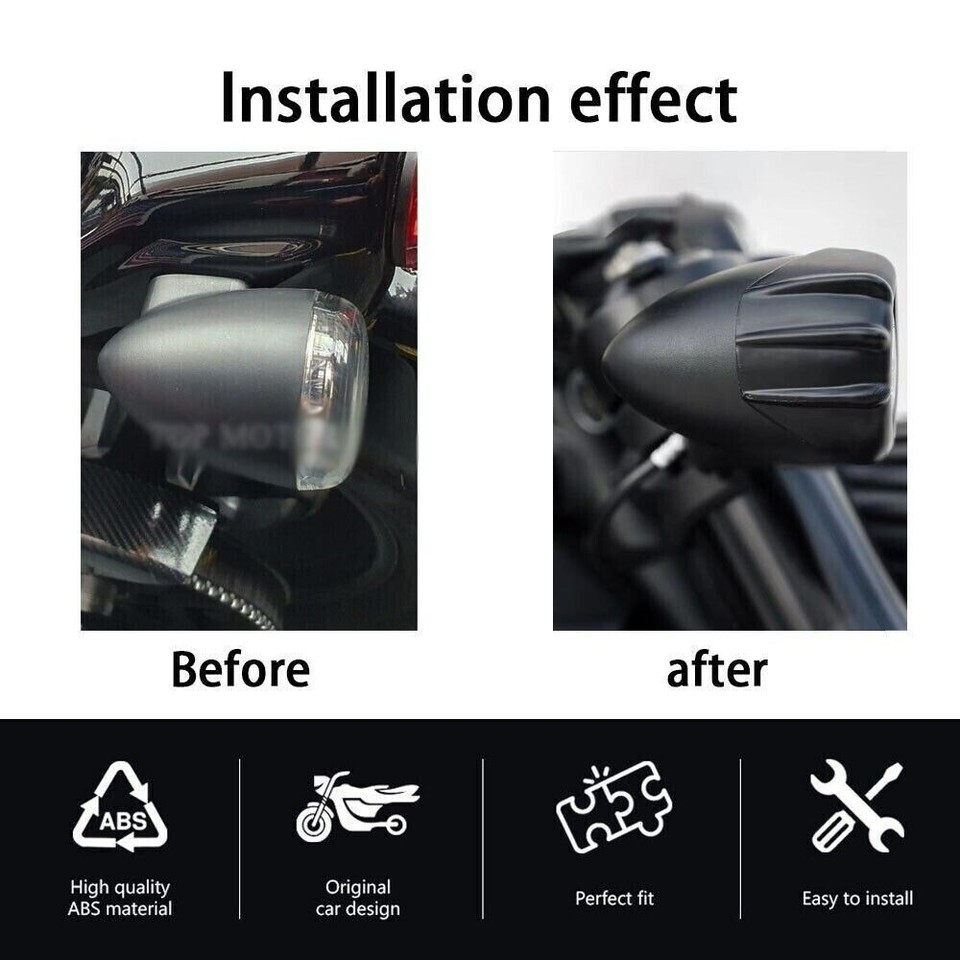 Headlight Turn Signal Lights Bezel Trim Cover For Nightster 975 RH975 ...