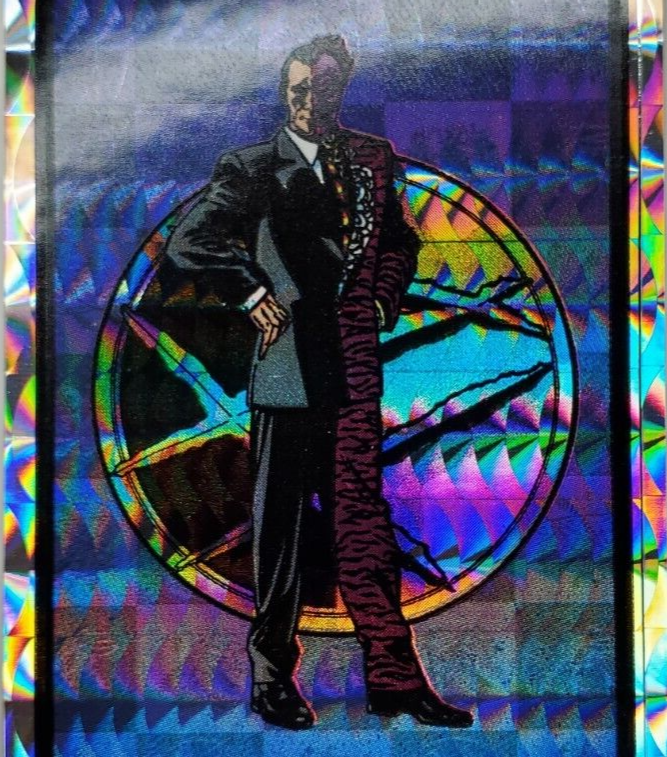 Vintage Batman Two Face Vending Machine Sticker Prism 1994 DC Comic NM ...