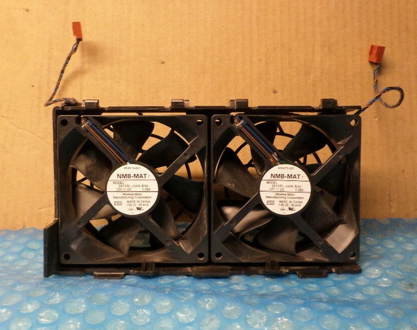 Set of 2 Cooling fan 3610RL-04W-B56 for NMB Cooler 90*90*25mm 12V 0.38A ...