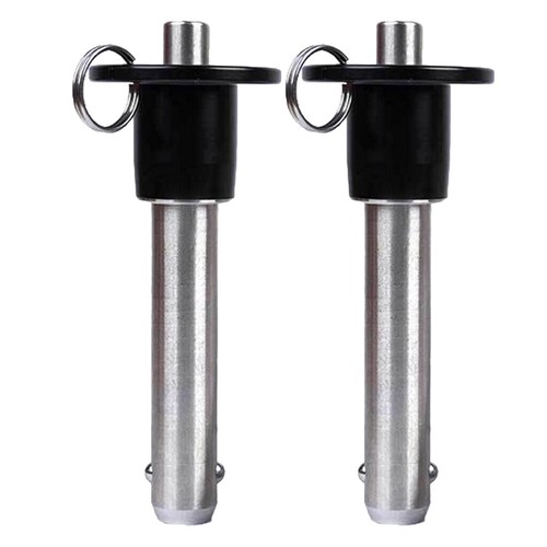 2x Lock Quick Release Pin Puch Botton Dia. 10mm Locking Fastening Pins ...