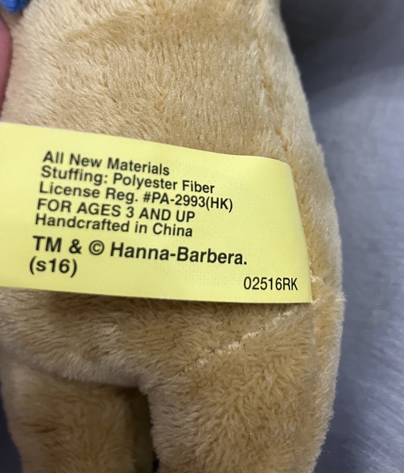 Boo Boo Bear Plush Stuffed Animal Mini Toy Hanna Barbera Yogi Bear ...