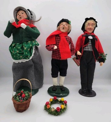 Vtg Lot 3 - Two Byers Choice One Generic The Carolers Christmas Figures ...