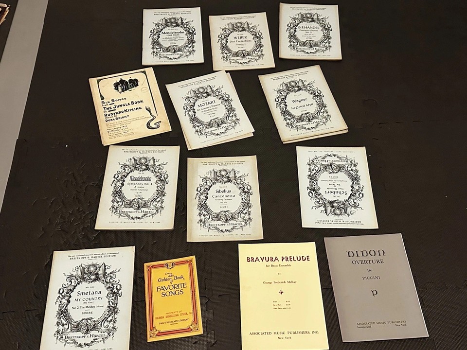 Vintage Antique Music Sheets Huge Lot 15th-19th Century | eBay