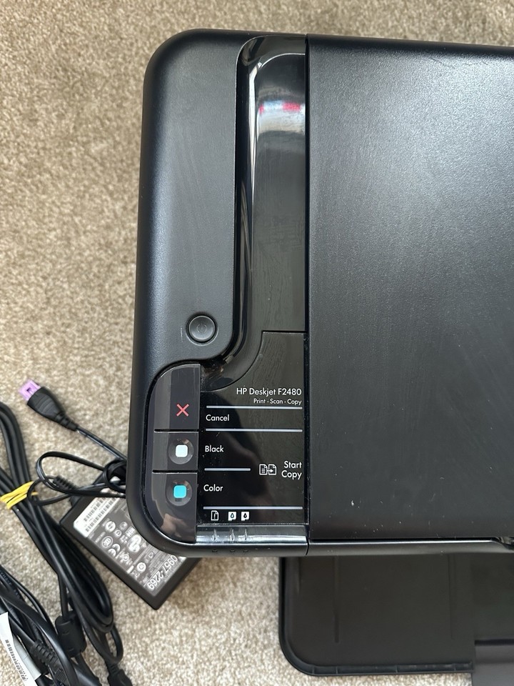 HP DESKJET F2480 USB COMPACT ALL-IN-ONE A4 COLOR 4800DPI INKJET PHOTO ...