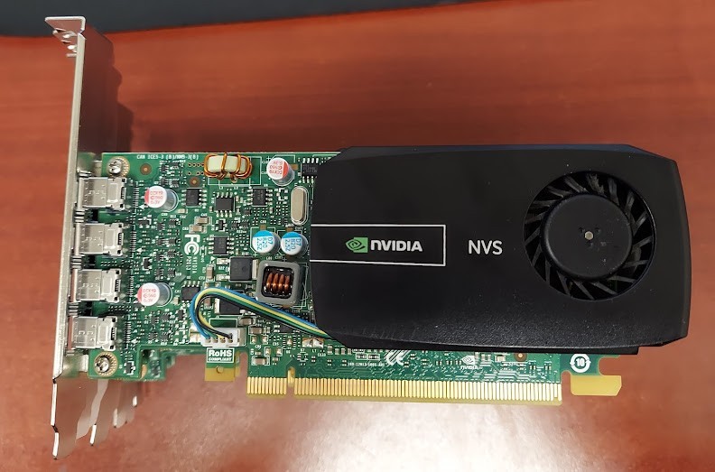 Lot of 7 NVIDIA Quadro NVS 510 x4 Mini DisplayPort High Profile ...