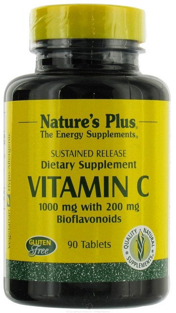 Nature's Plus Super C Complex Sustained Release 1000 MG - 90 Tablets ...