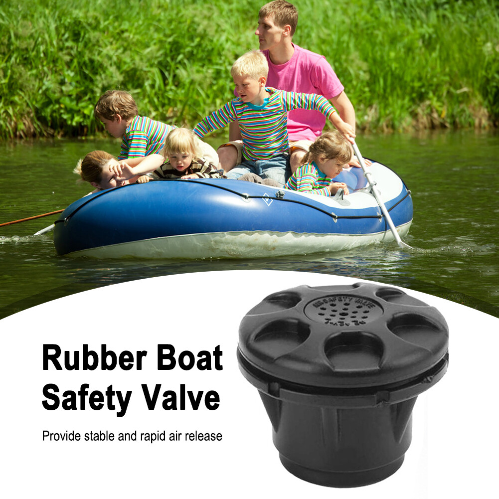 PVC Release Deflate Air Valve for Inflatable Boat Raft Dinghy (Black ...